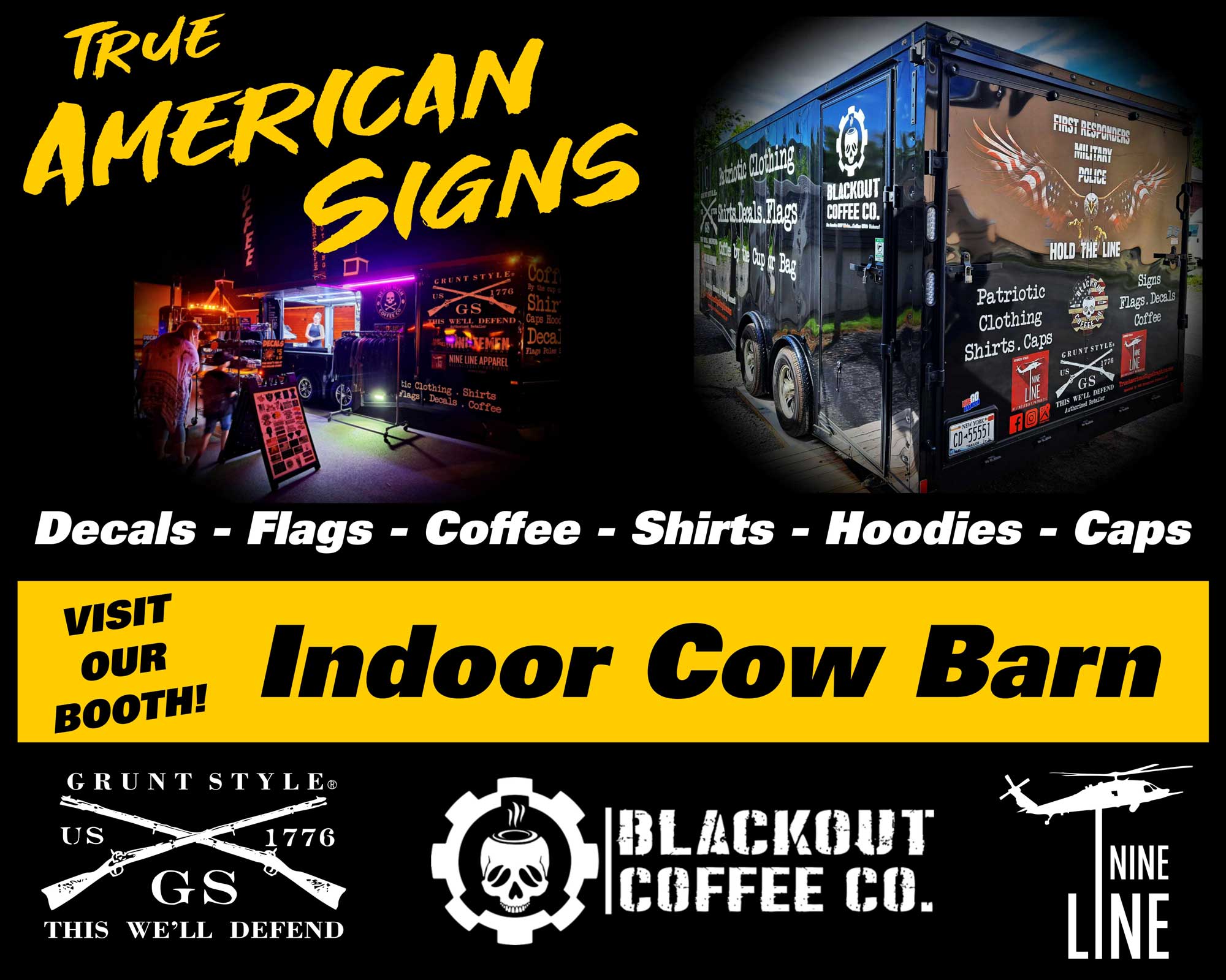 True American Signs - NYS Woodsmen's Field Days